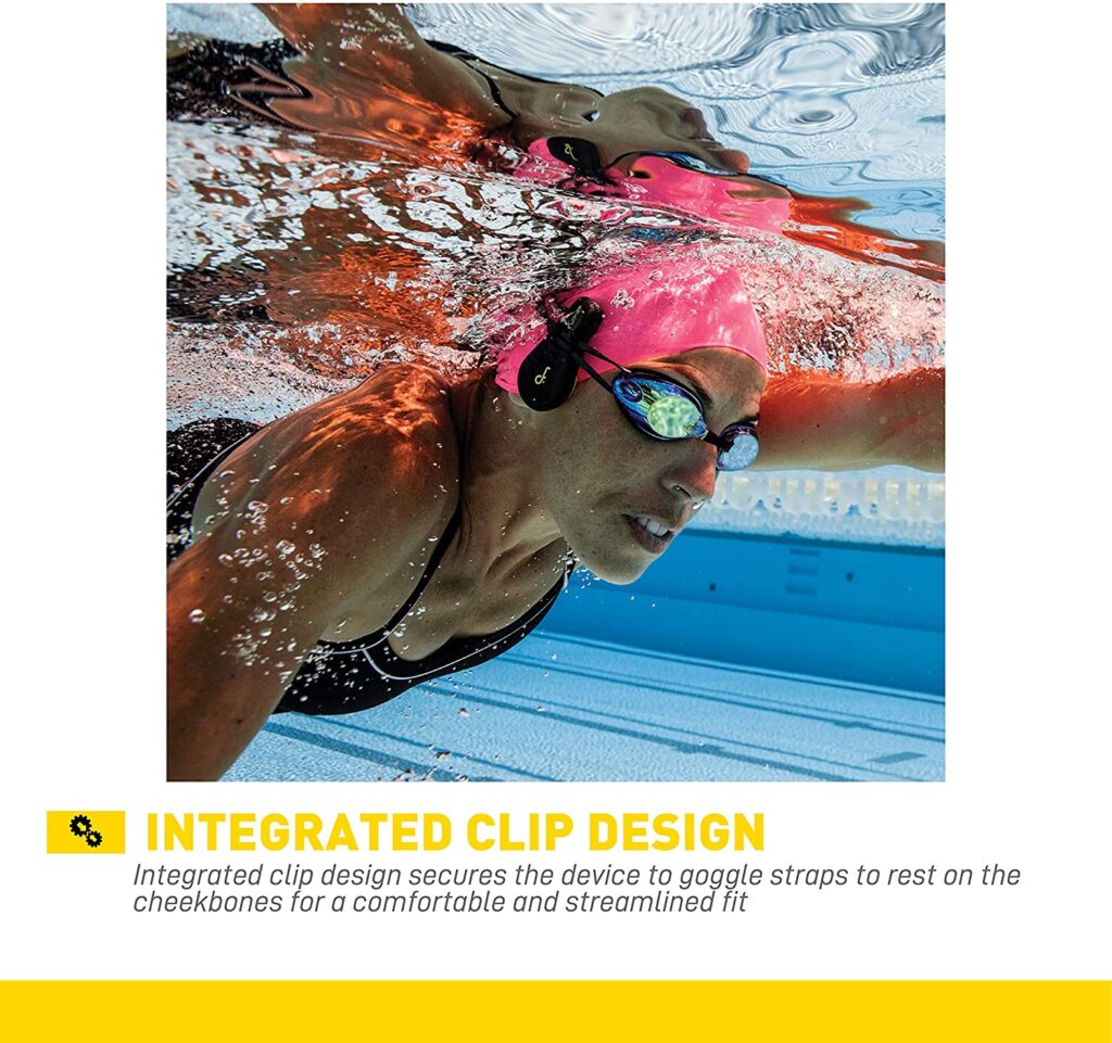 FINIS Duo Underwater Music MP3 Player with Bone Conduction Audio ...
